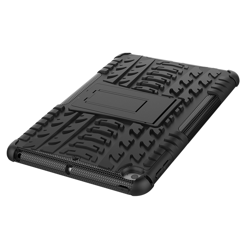 Rugged Tough Shockproof Case for Apple iPad Mini 5th Gen (Black)